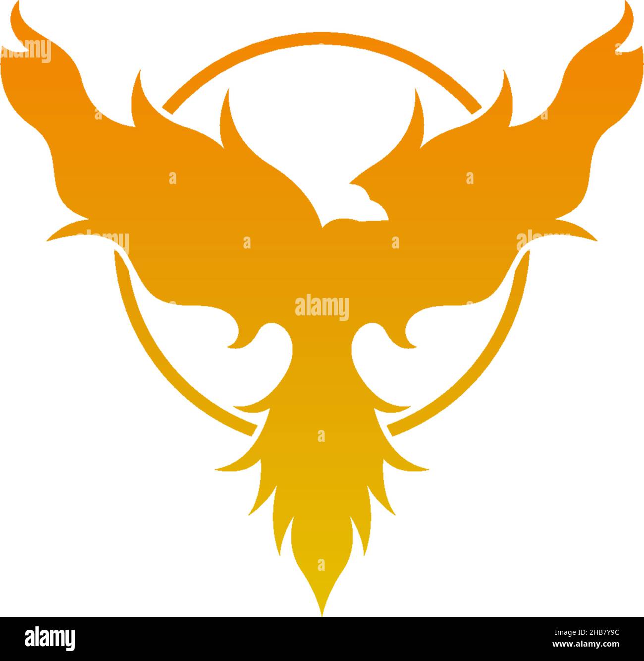 Phoenix logo icon design template vector illustration Stock Vector ...