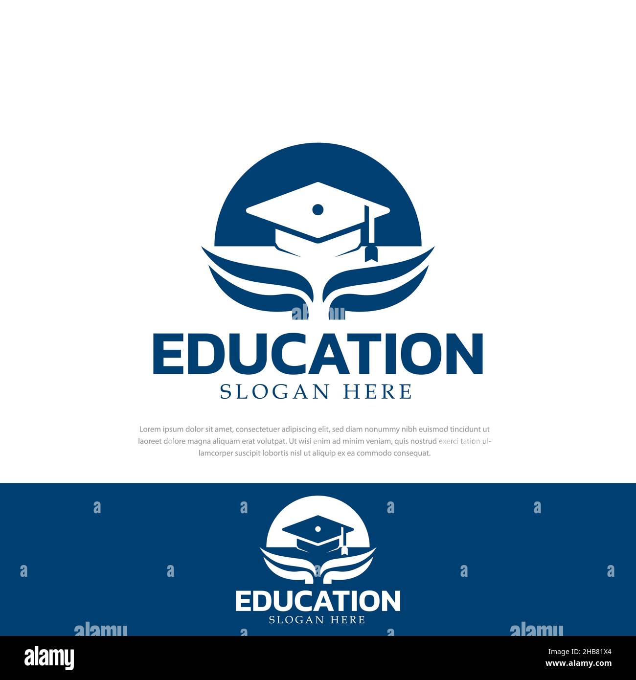 Educational or library studies, student dorm logo template. student ...
