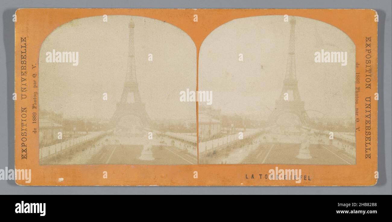 Eiffel Tower at the 1889 World Fair, La Tour Eiffel (title on object ...