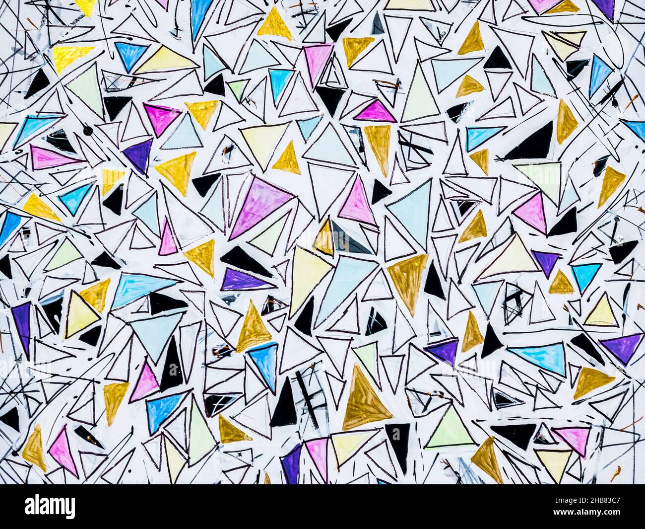 Vibrant triangle hi-res stock photography and images - Alamy