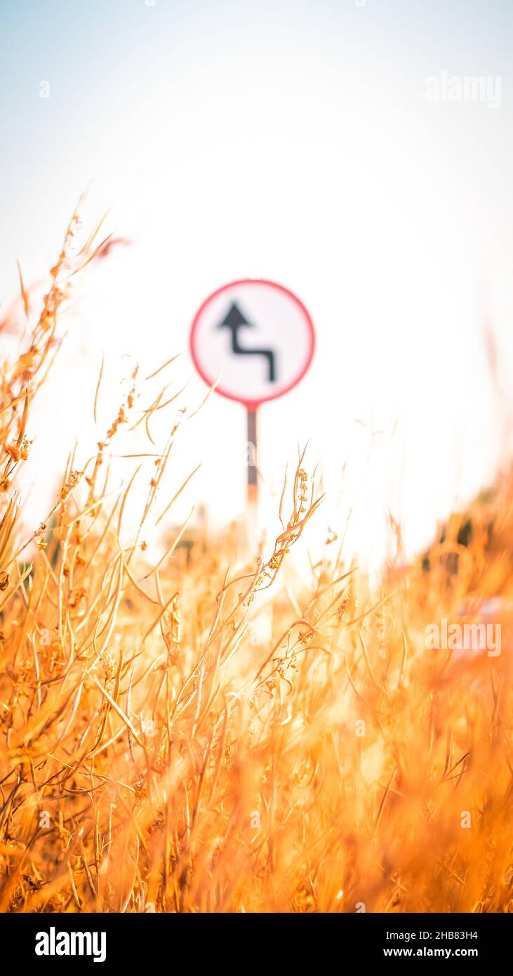 Road asphalt grass transportation signage hi-res stock photography and ...