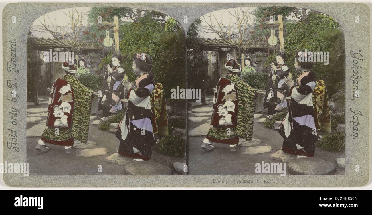 Plaing blindmans buff hi-res stock photography and images - Alamy