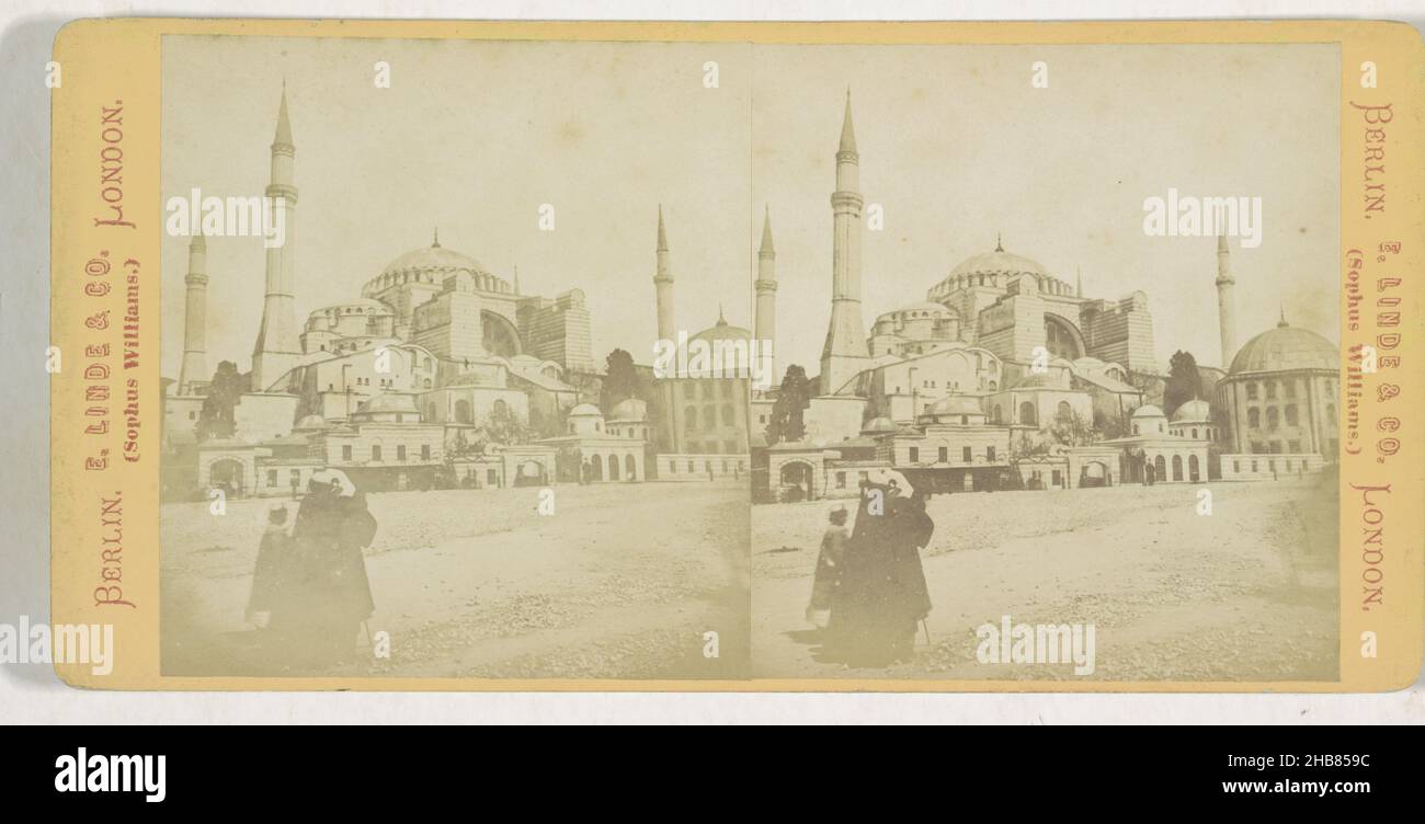 Hagia Sophia in Istanbul, Sancta Sophia (title on object ...