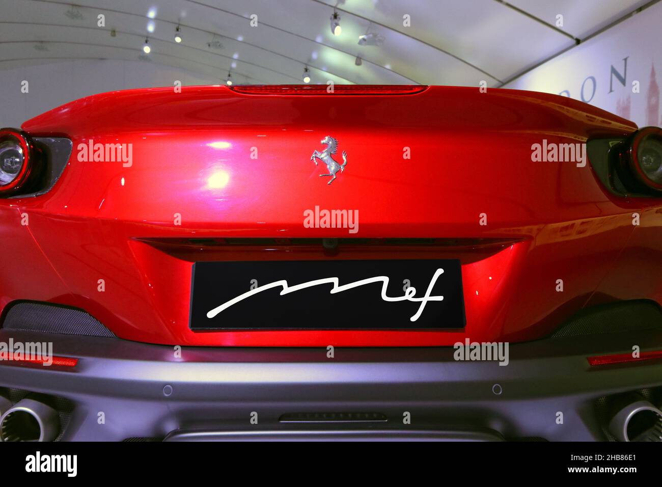 Modena, Italy, December 2021, MEF Ferrari Museum Casa Enzo Ferrari ...