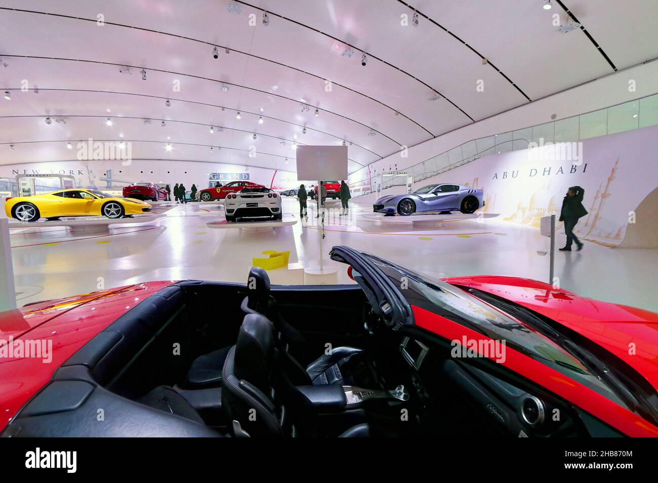 Modena, Italy, December 2021, MEF Ferrari Museum Casa Enzo Ferrari ...