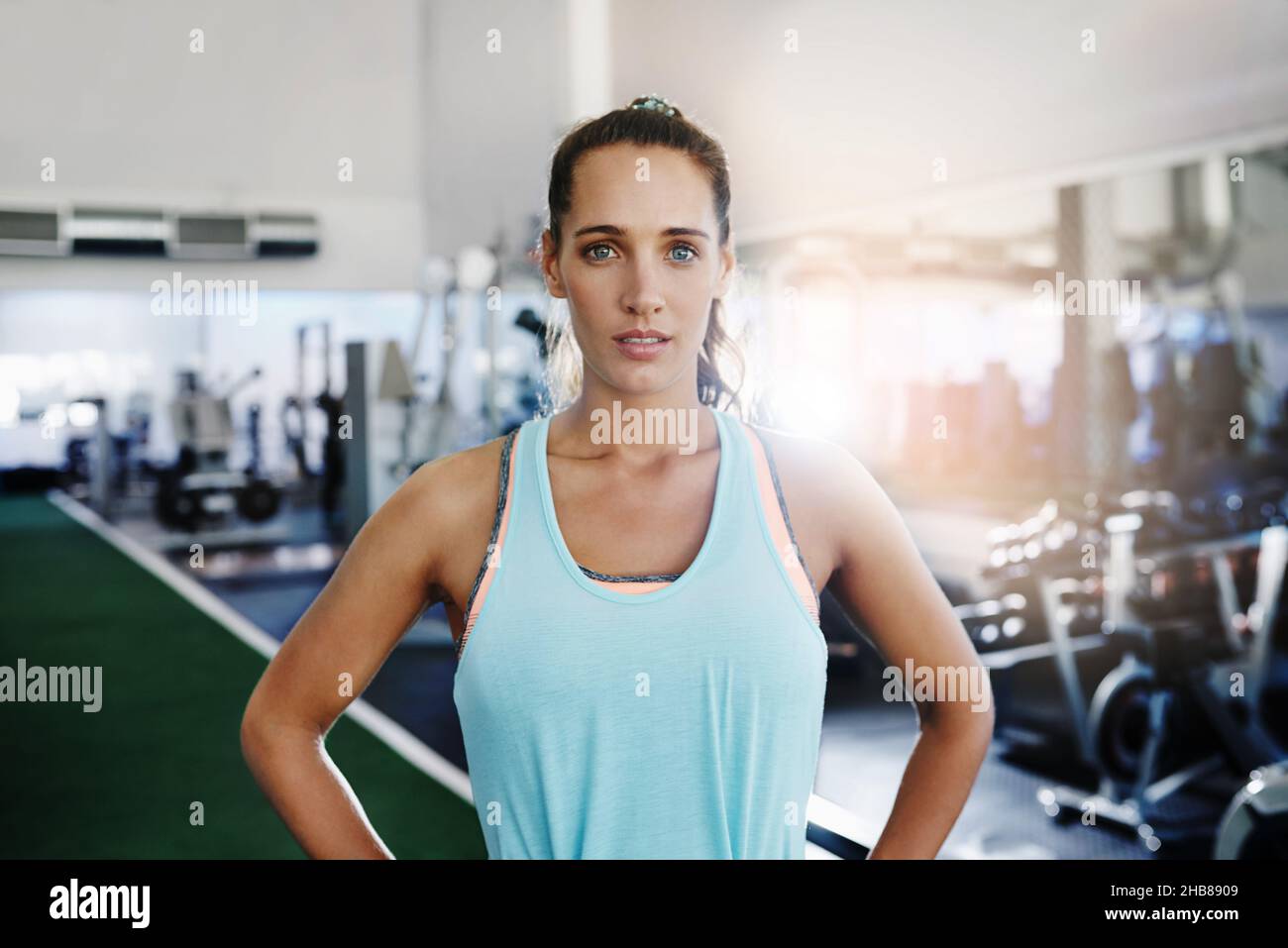 My body feels more powerful than ever before Stock Photo - Alamy