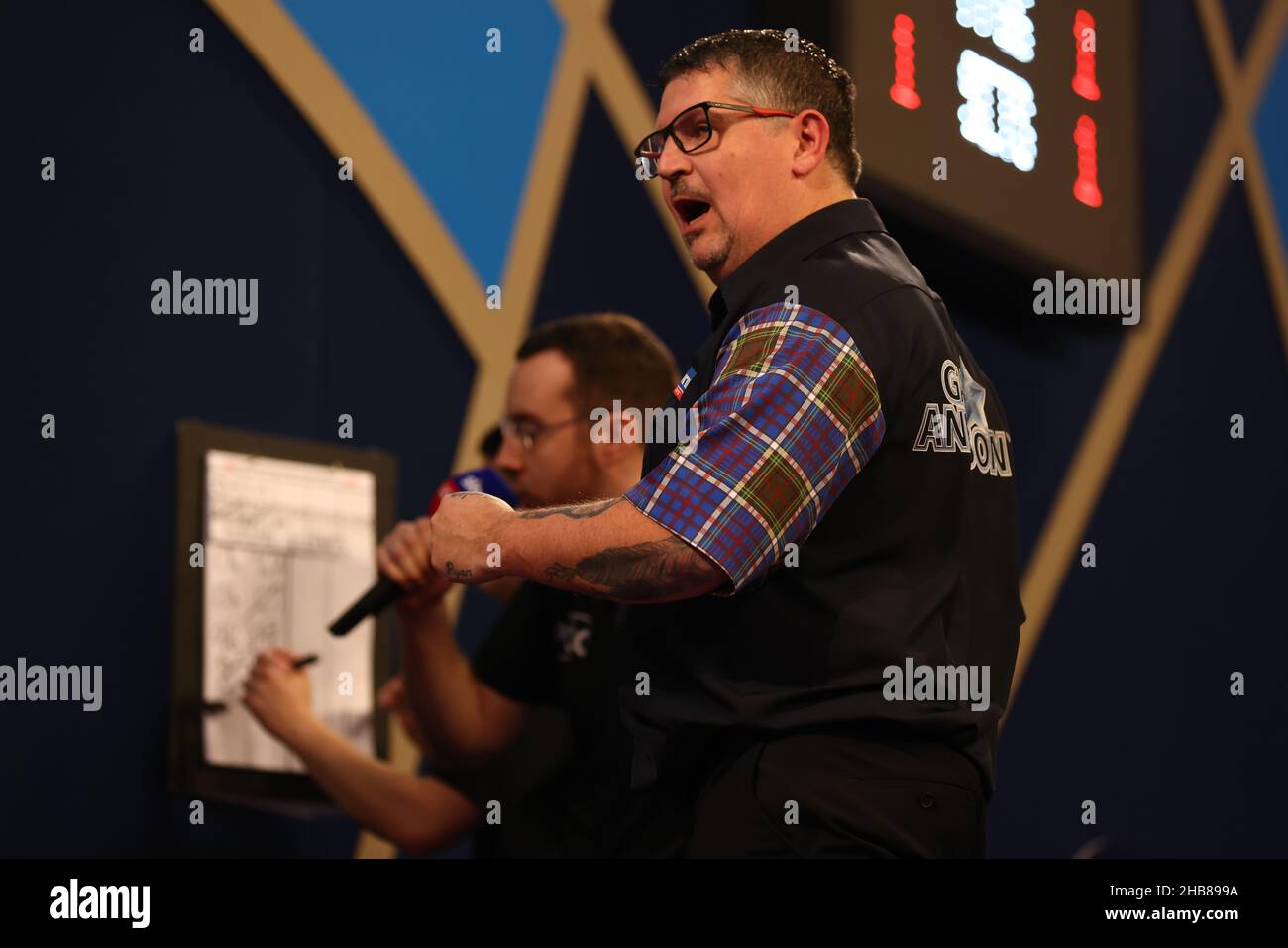 London, UK. 17th Dec, 2021. 16th December 2021; Alexandra Palace, London, England: The William ...