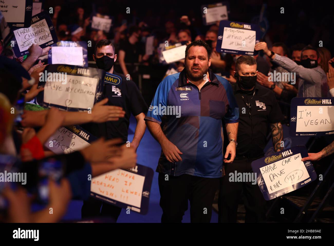 London, UK. 17th Dec, 2021. 16th December 2021; Alexandra Palace, London, England: The William ...