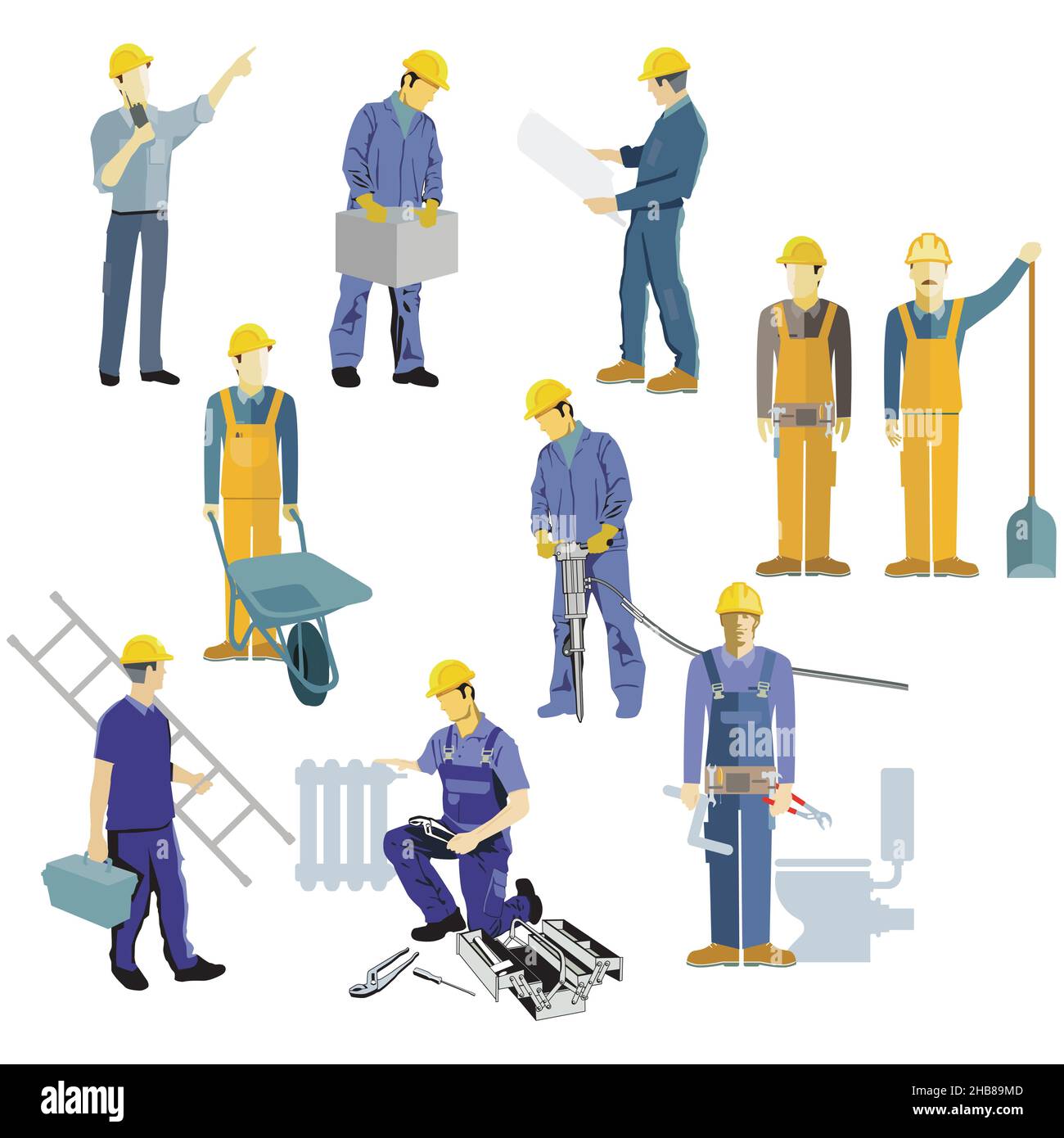 Worker Stock Vector Images - Alamy