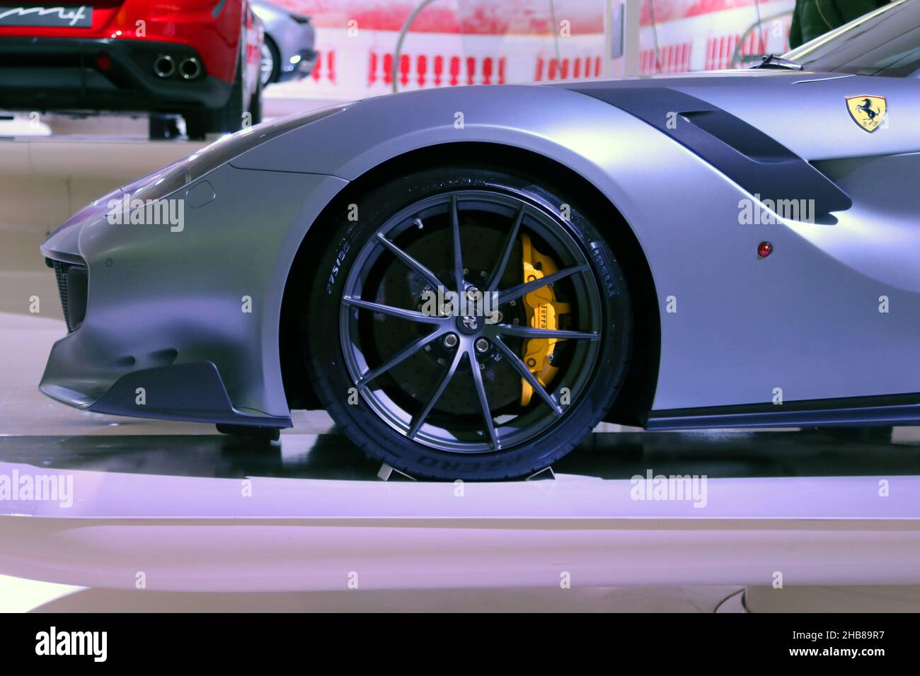 Modena, Italy, December 2021, MEF Ferrari Museum Casa Enzo Ferrari ...