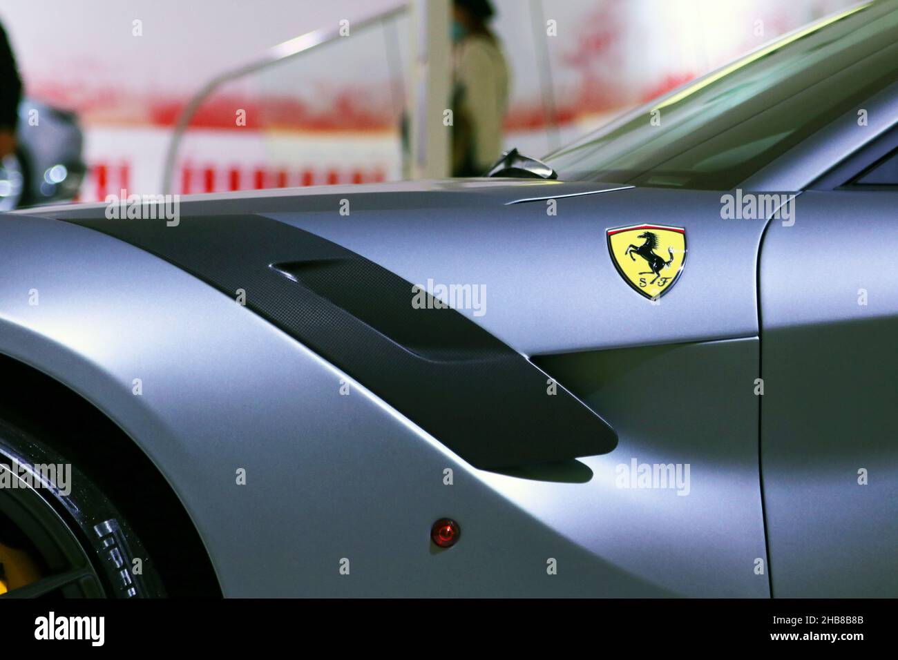 Modena, Italy, December 2021, MEF Ferrari Museum Casa Enzo Ferrari ...