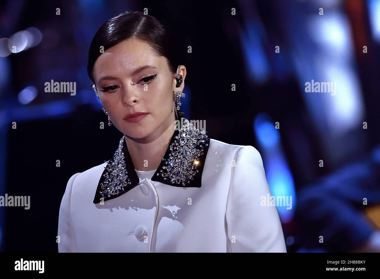 Rome, Italy. 17th Dec, 2021. Rome, Italy. 17th Dec, 2021. The singer ...