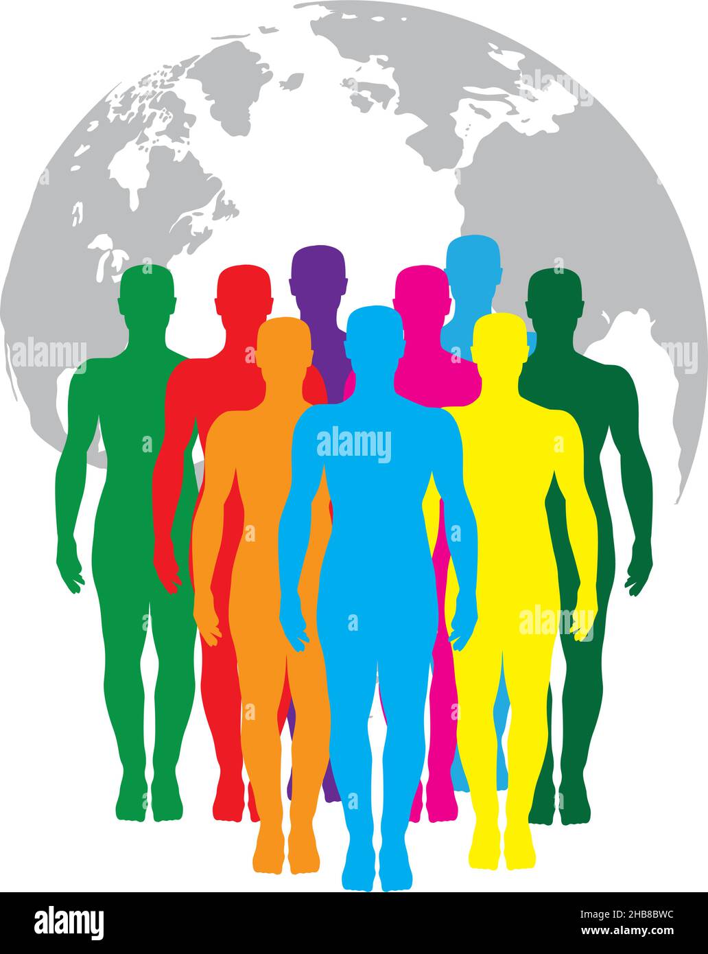 people around globe Stock Vector Image & Art - Alamy
