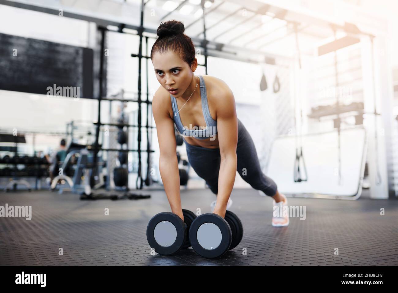 Dedication builds body definition Stock Photo - Alamy
