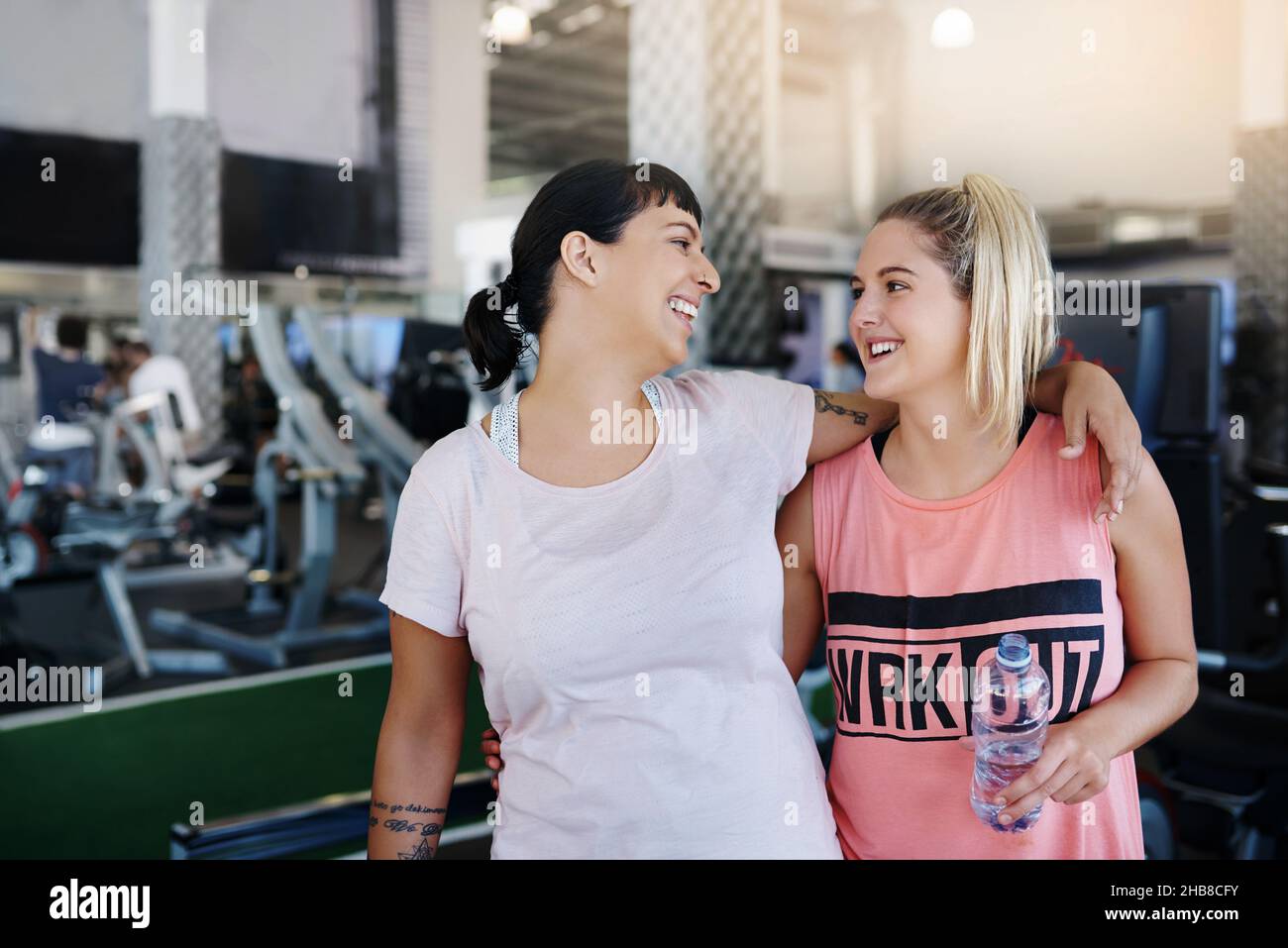 Can't wait for our next workout session together Stock Photo - Alamy