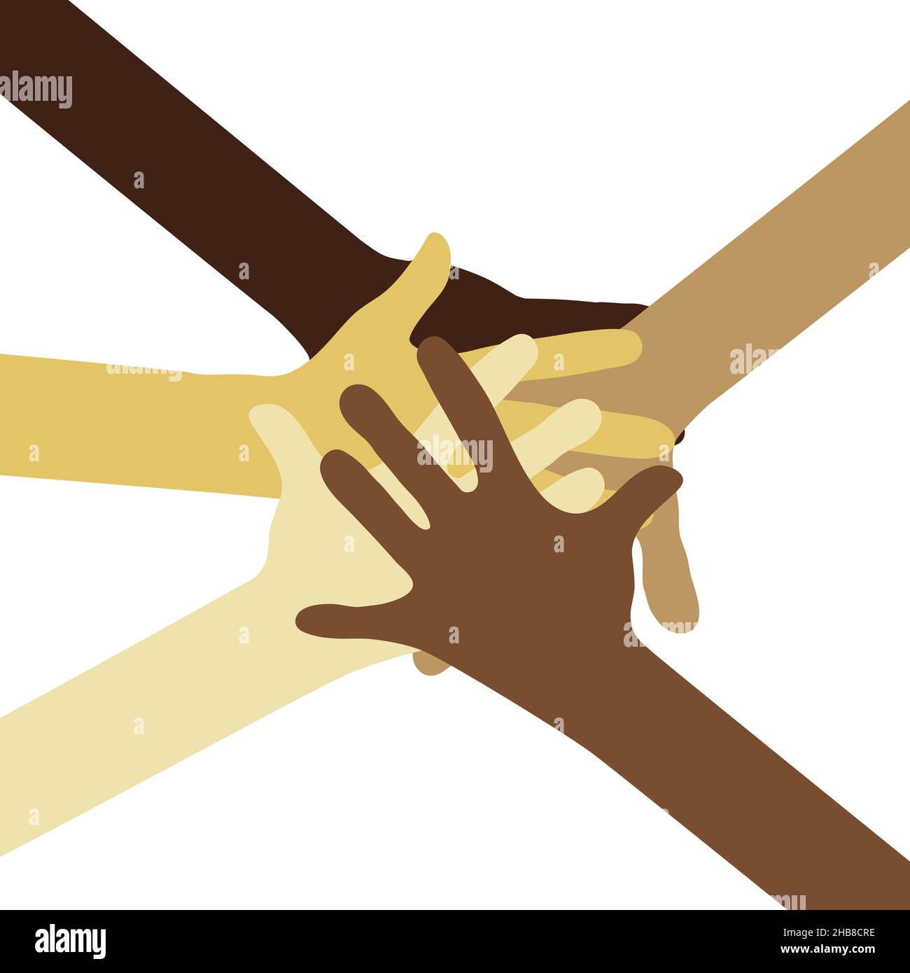 Fingers team Stock Vector Images - Alamy