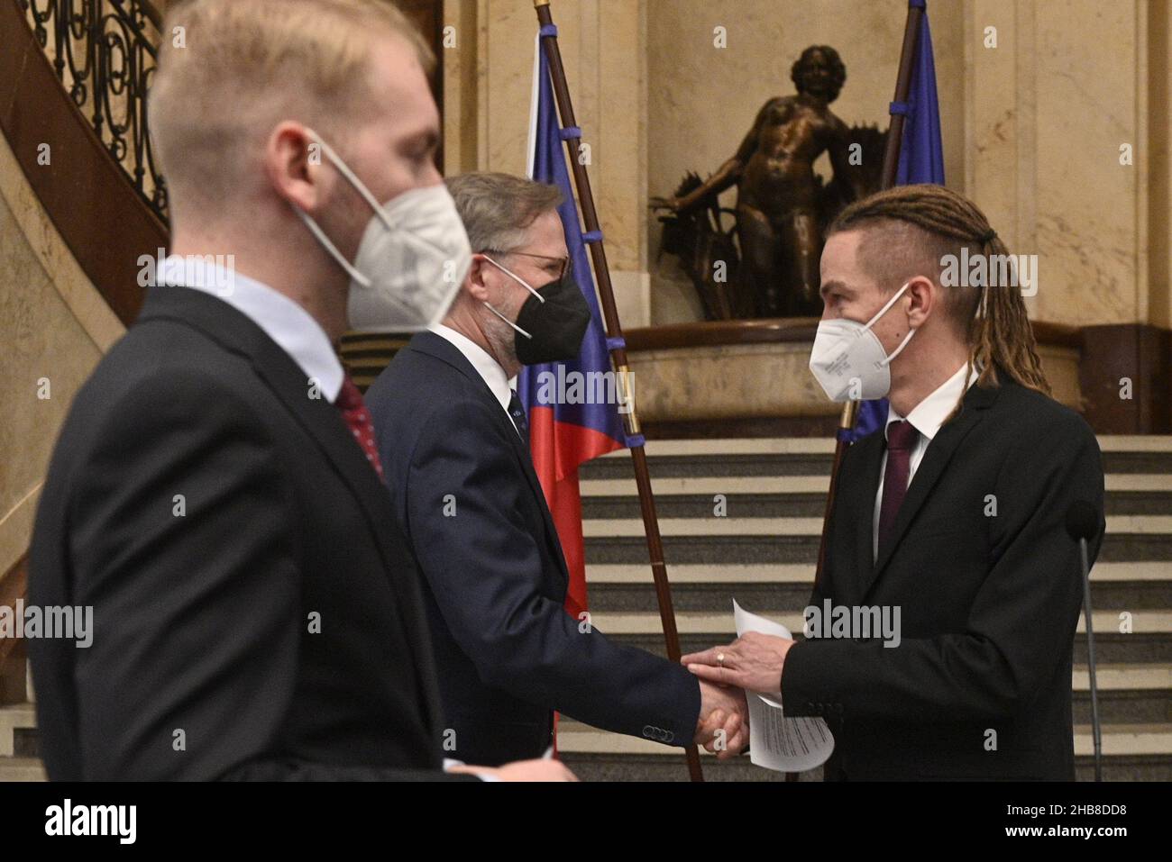Prague, Czech Republic. 17th Dec, 2021. New Czech Prime Minister Petr ...