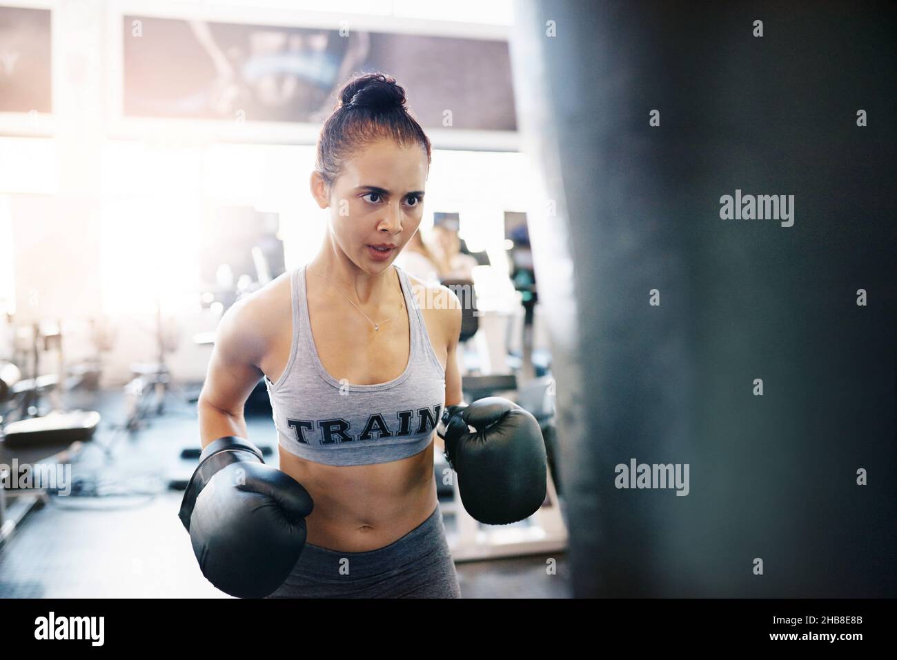Boxing - More fitness, less fear Stock Photo - Alamy