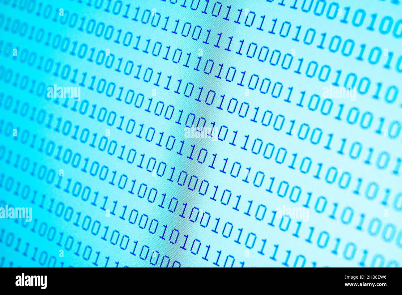 Rows of blue binary numbers Stock Photo - Alamy