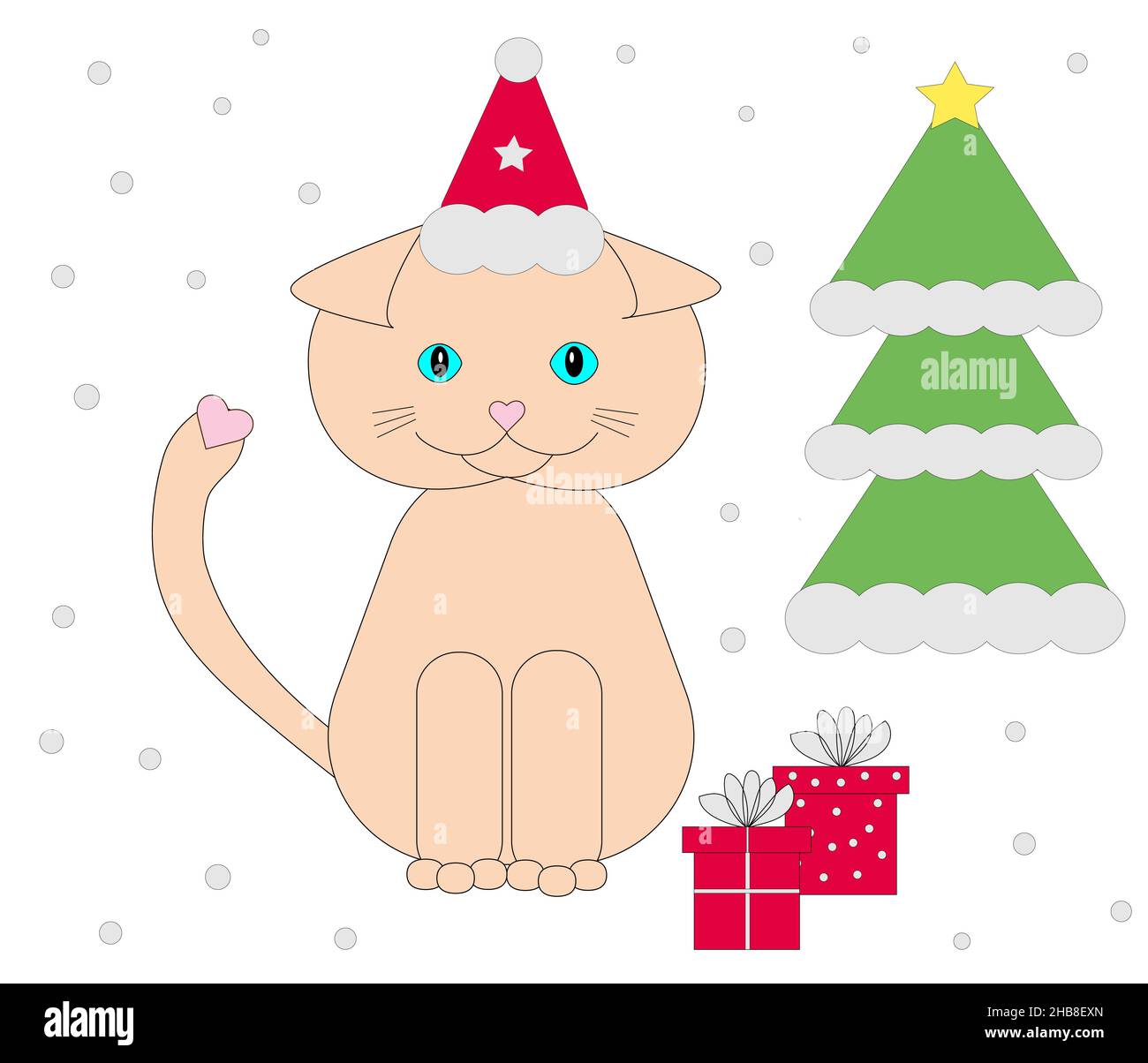 New years gifts on Stock Vector Images - Alamy