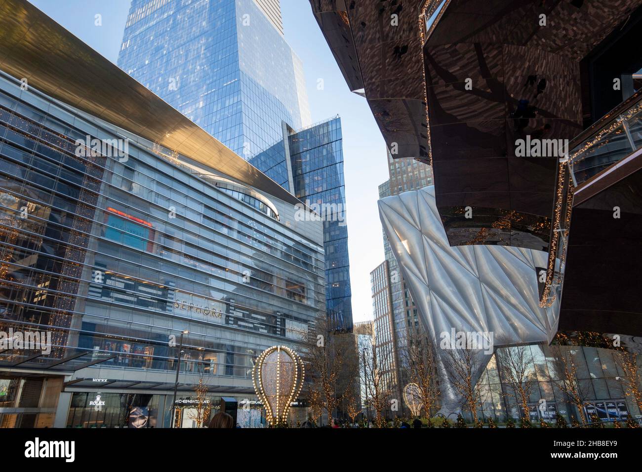 Shine Bright light display during the holiday season in The Shops at ...
