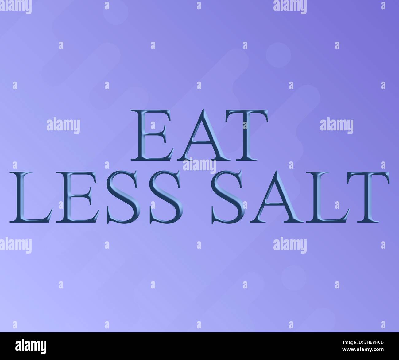 Sign displaying Eat Less Salt. Business approach reducing the sodium ...