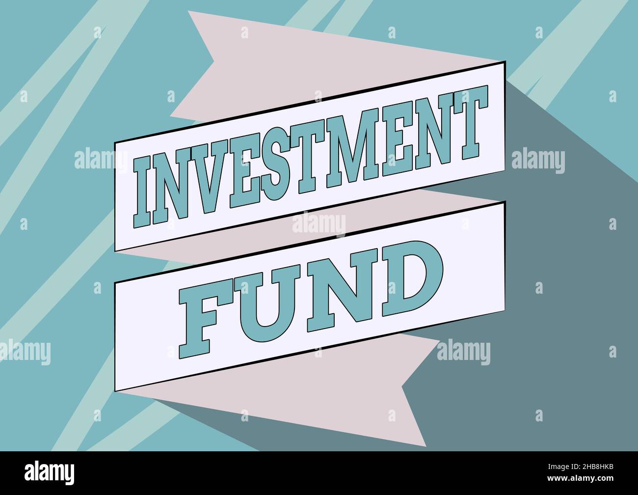 Text caption presenting Investment Fund. Internet Concept A supply of ...