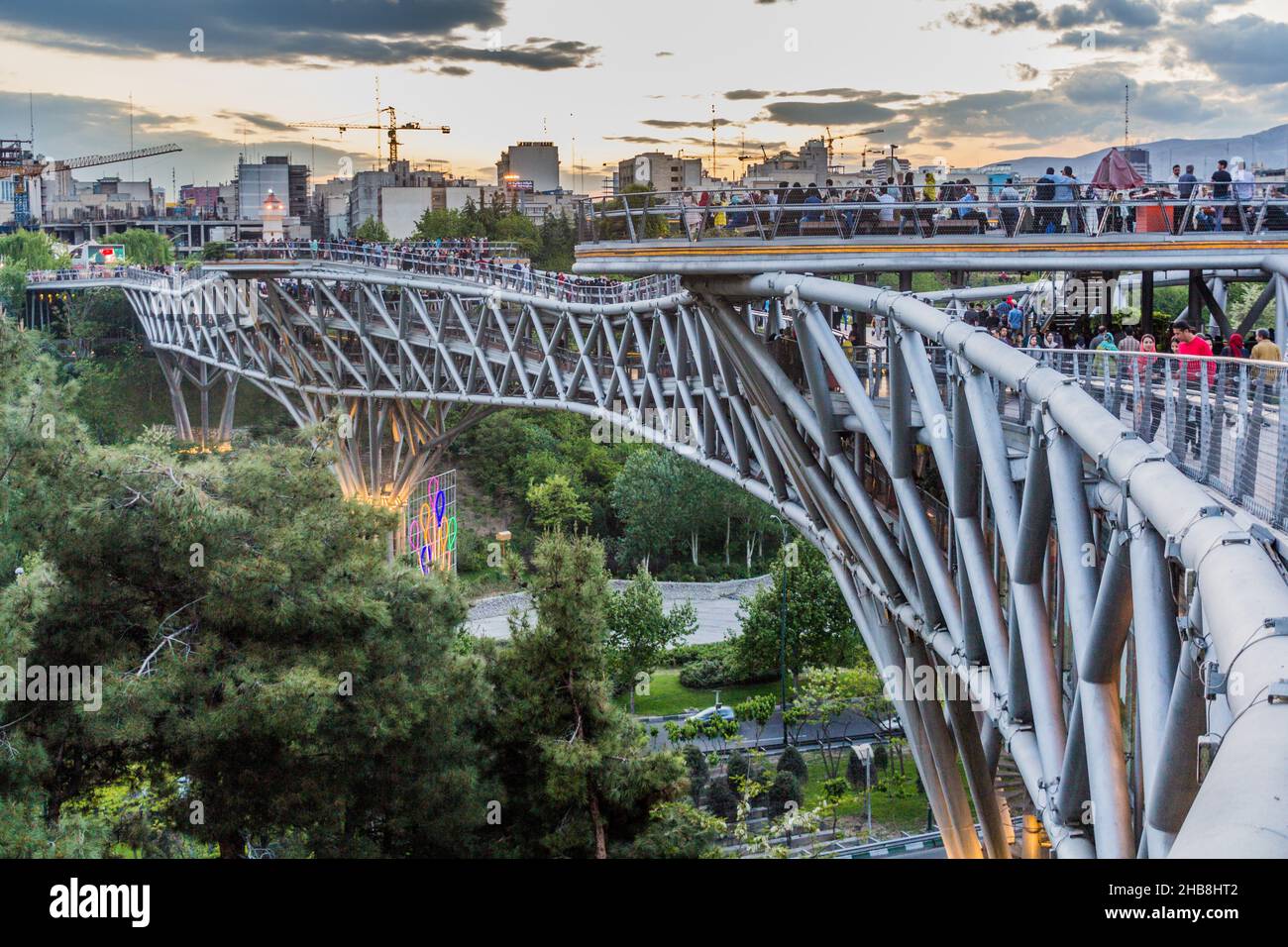 Tabiat pedestrian bridge in tehran hi-res stock photography and images ...