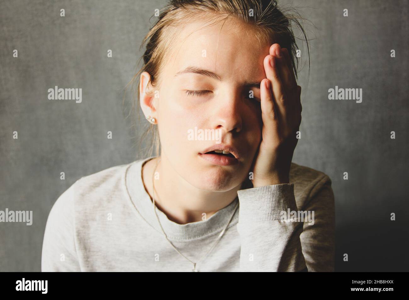 Tired and emotional hi-res stock photography and images - Alamy