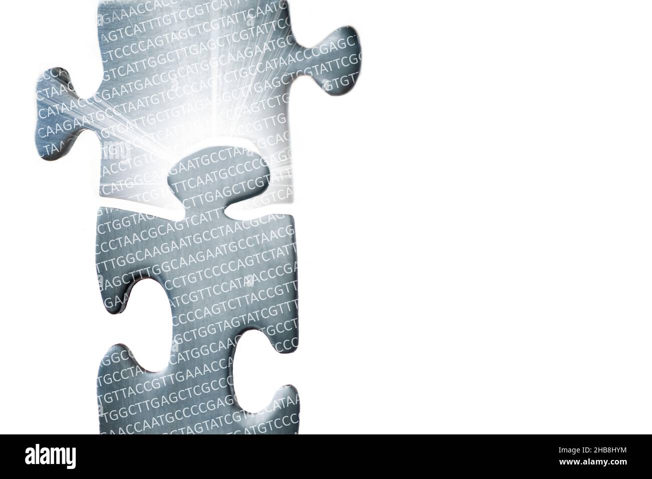 Two puzzle pieces coming together hi-res stock photography and images ...