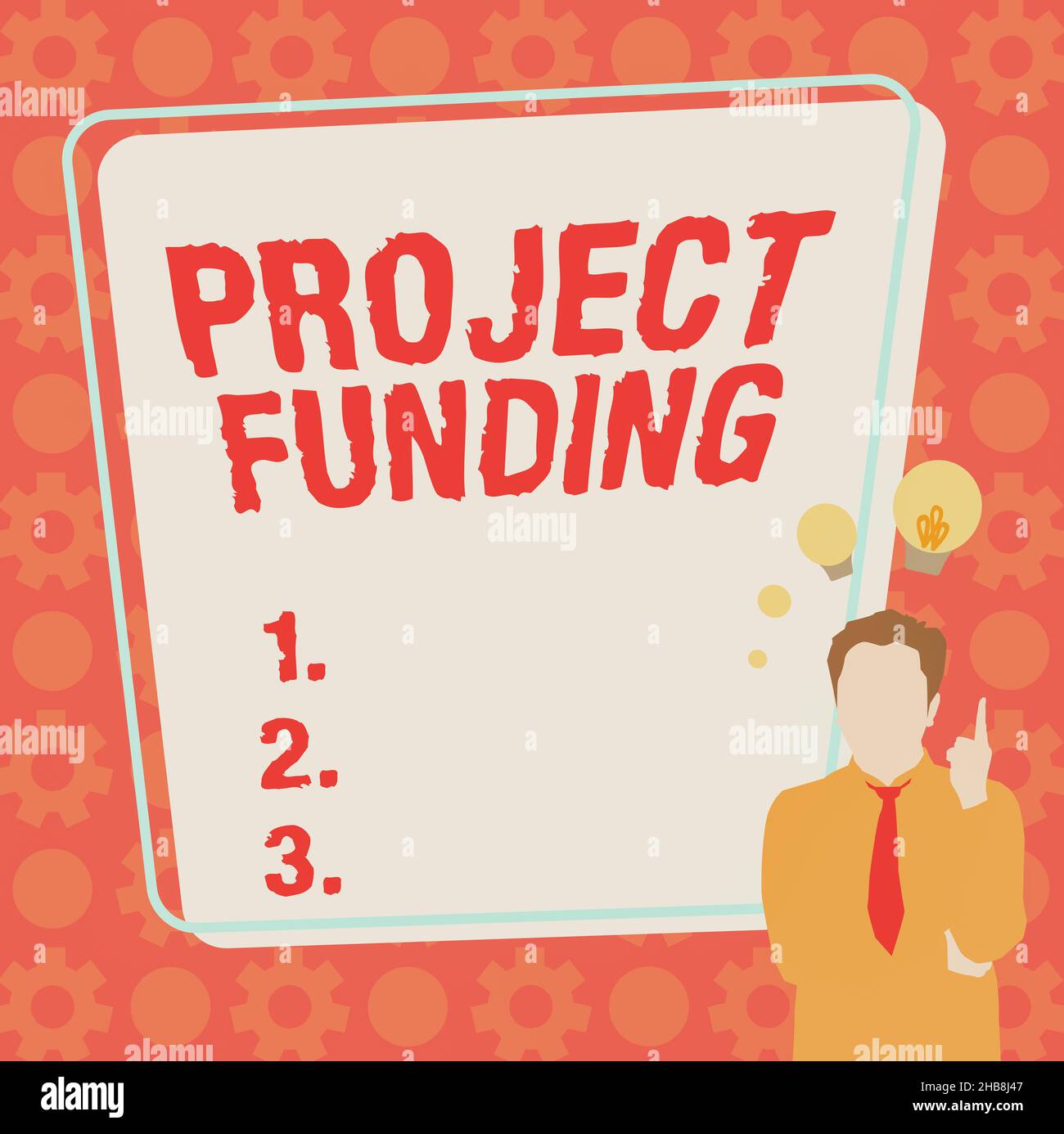 Text caption presenting Project Funding. Conceptual photo paying for ...