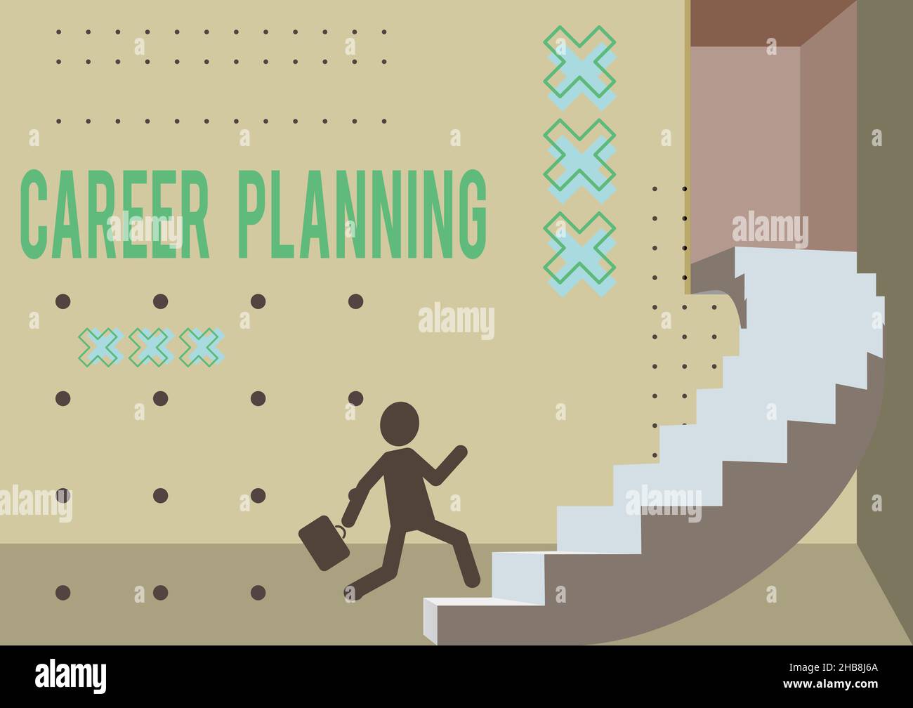 Conceptual display Career Planning. Word Written on stepwise planning ...