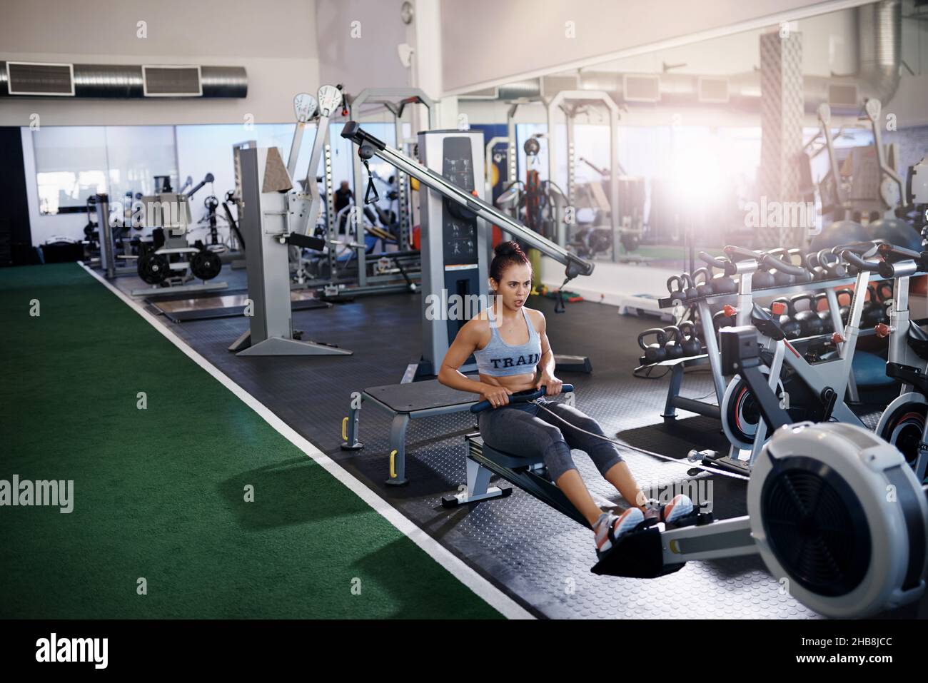 Row, row, row yourself swiftly into shape Stock Photo - Alamy