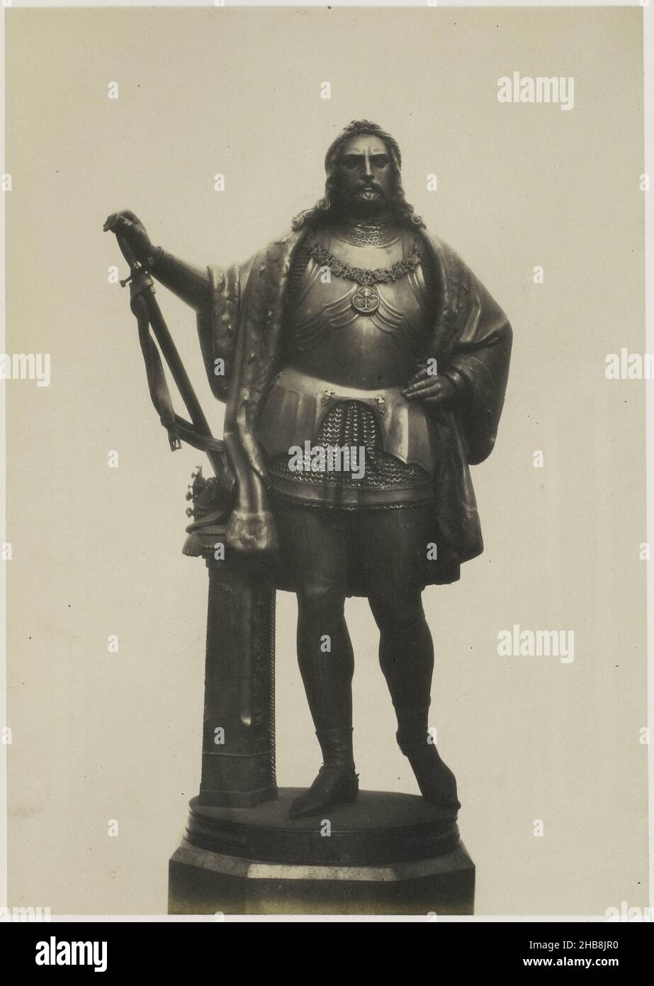 Statue of George of Podiebrad by Ferdinand von Miller, exhibited at the ...