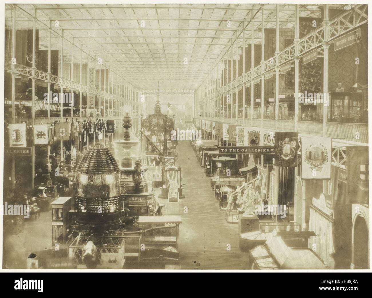 Interior view of crystal palace 1851 hi-res stock photography and ...