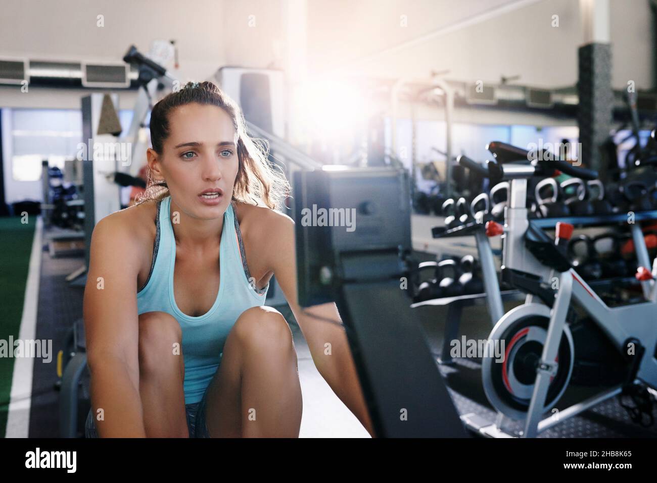 Motivated by her fierce determination Stock Photo - Alamy