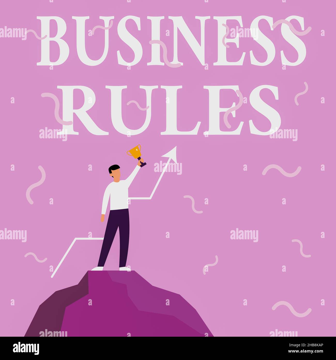 Hand writing sign Business Rules. Business showcase the principles ...