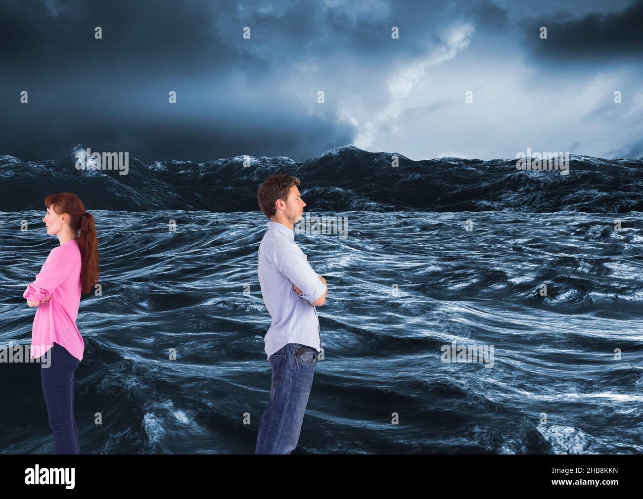 Sad sea waves hi-res stock photography and images - Alamy