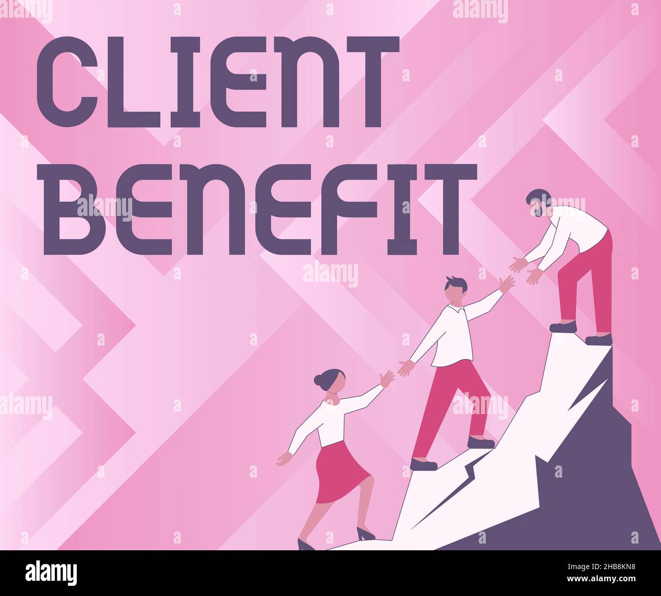 Writing displaying text Client Benefit. Word for The real or perceived ... Writing displaying text Client Benefit. Word for The real or perceived ...