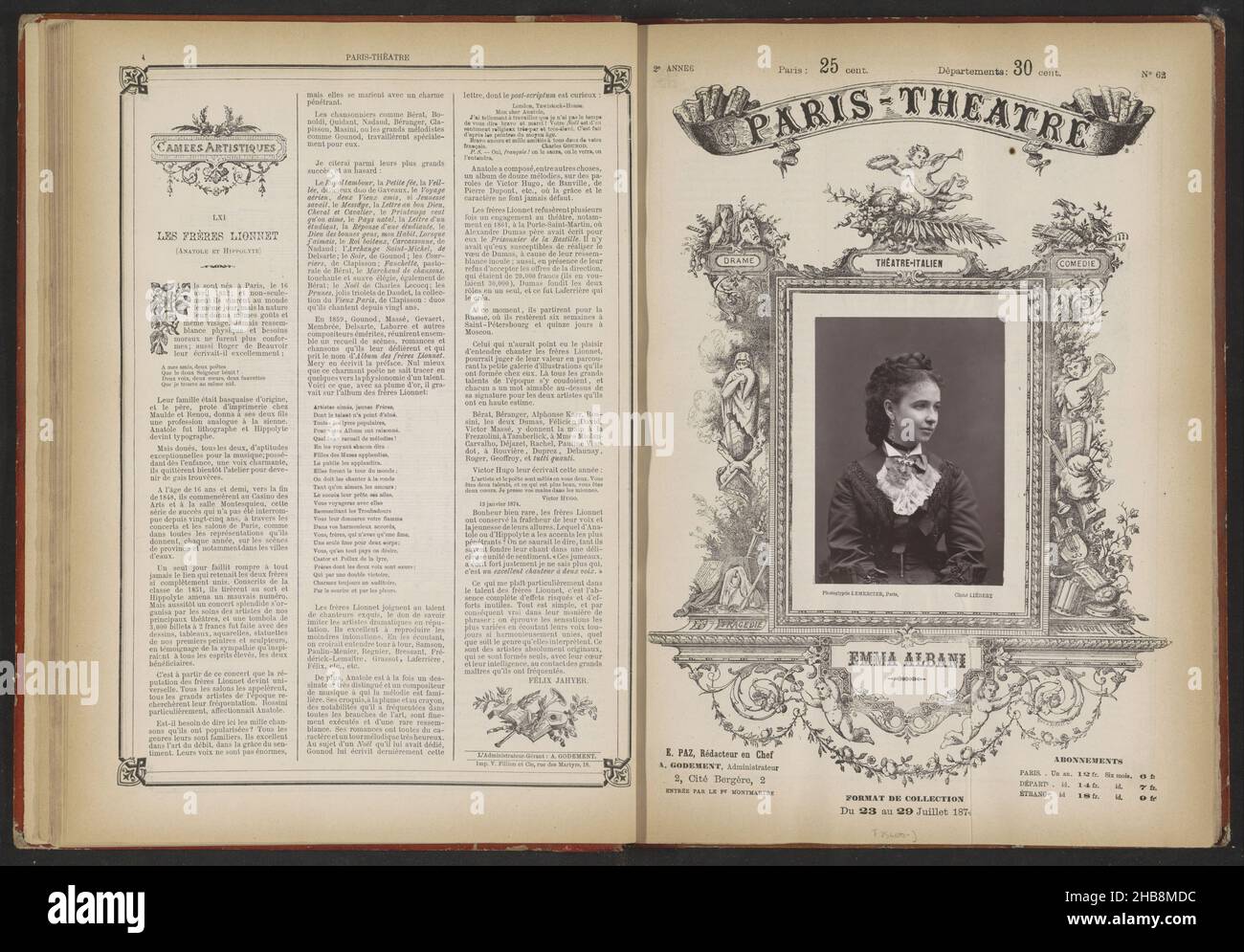 23 jul 1874 hi-res stock photography and images - Alamy