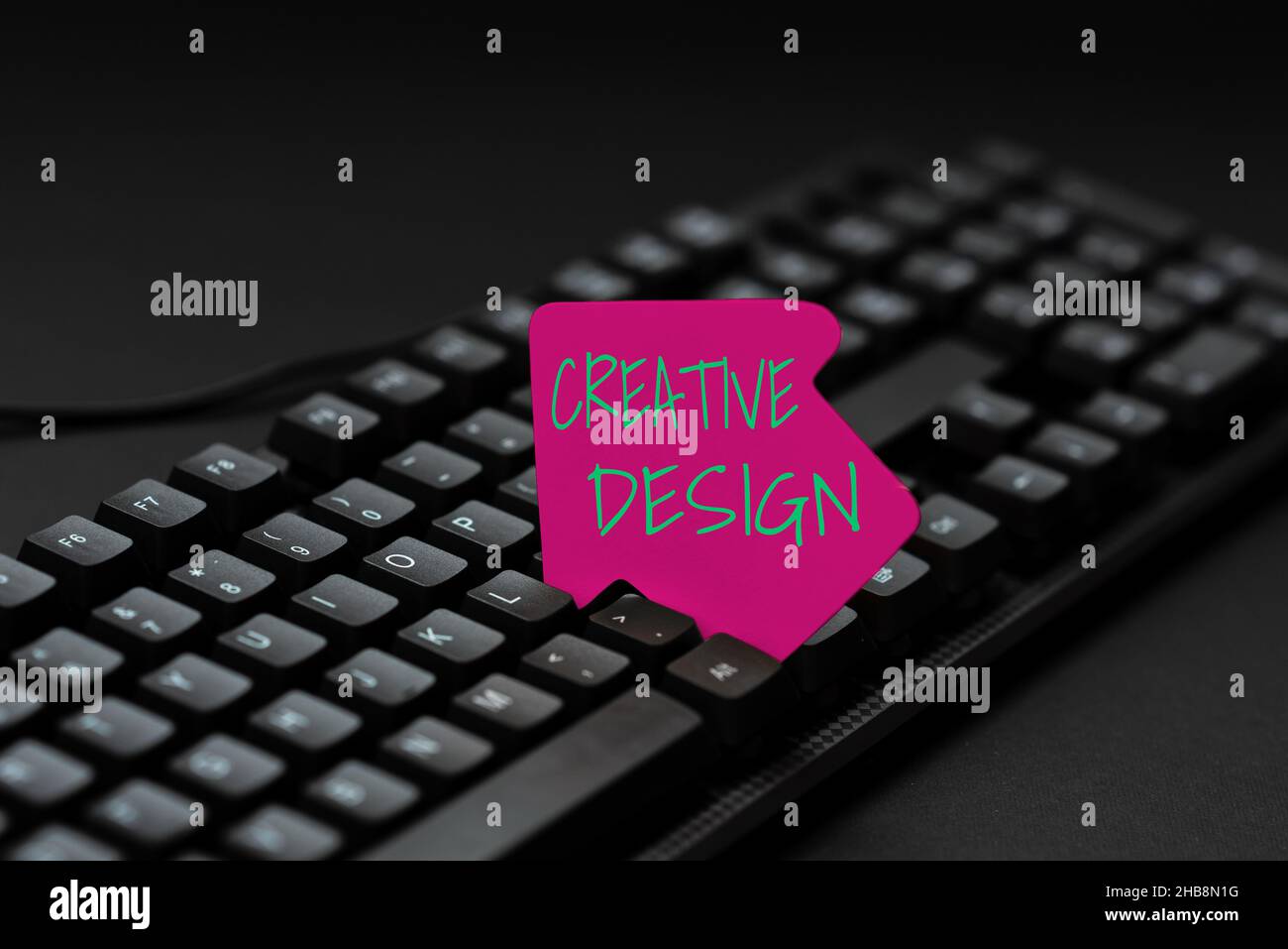 Text sign showing Creative Design. Concept meaning a visual element ...