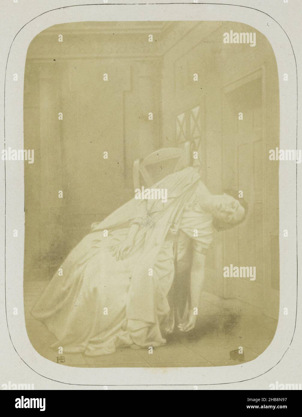 Photoreproduction of a painting of Elizabeth-Rachel Félix in the role ...