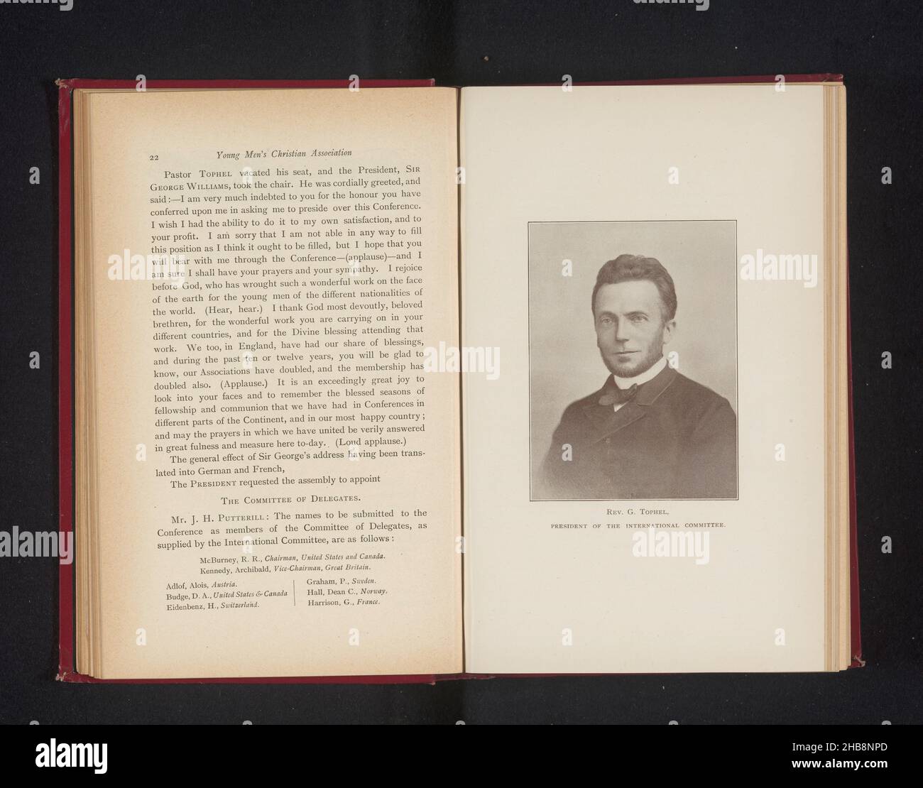 Pastor gustave tophel hi-res stock photography and images - Alamy