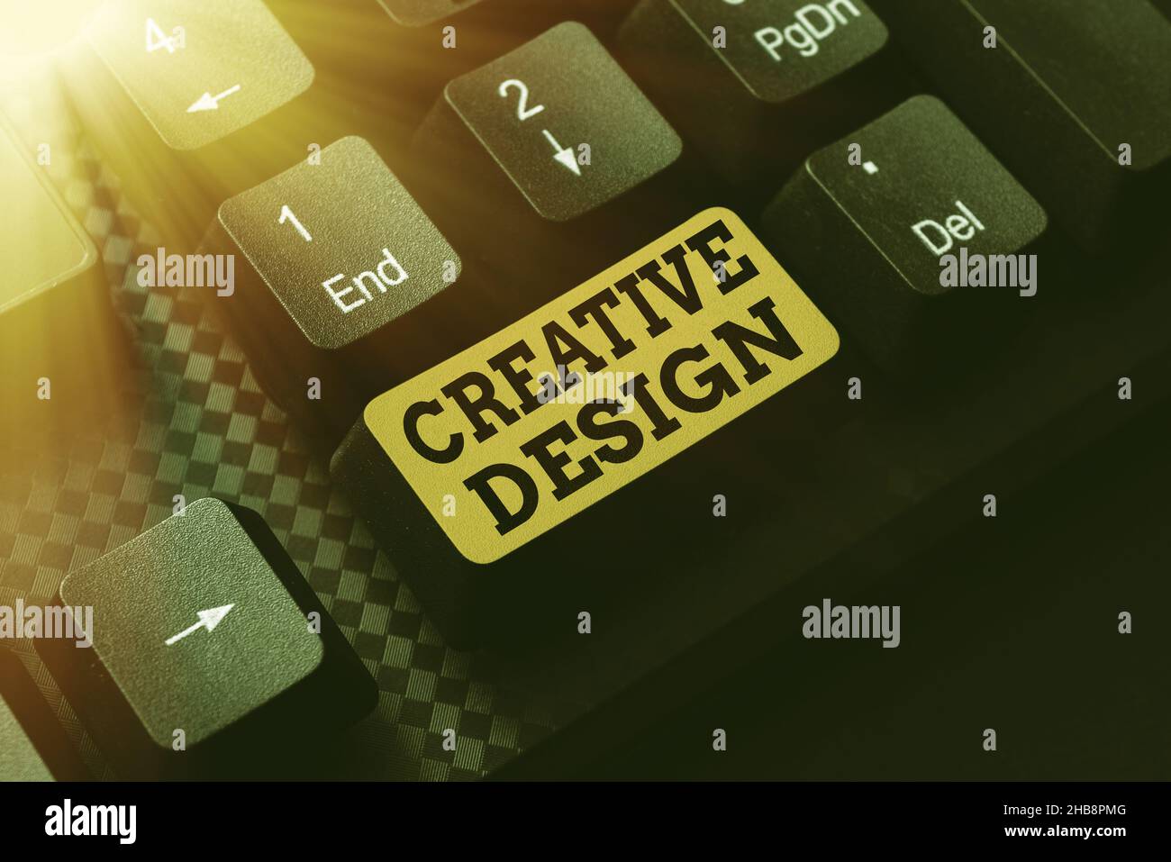 Writing displaying text Creative Design. Business showcase a visual element which satisfies its ...