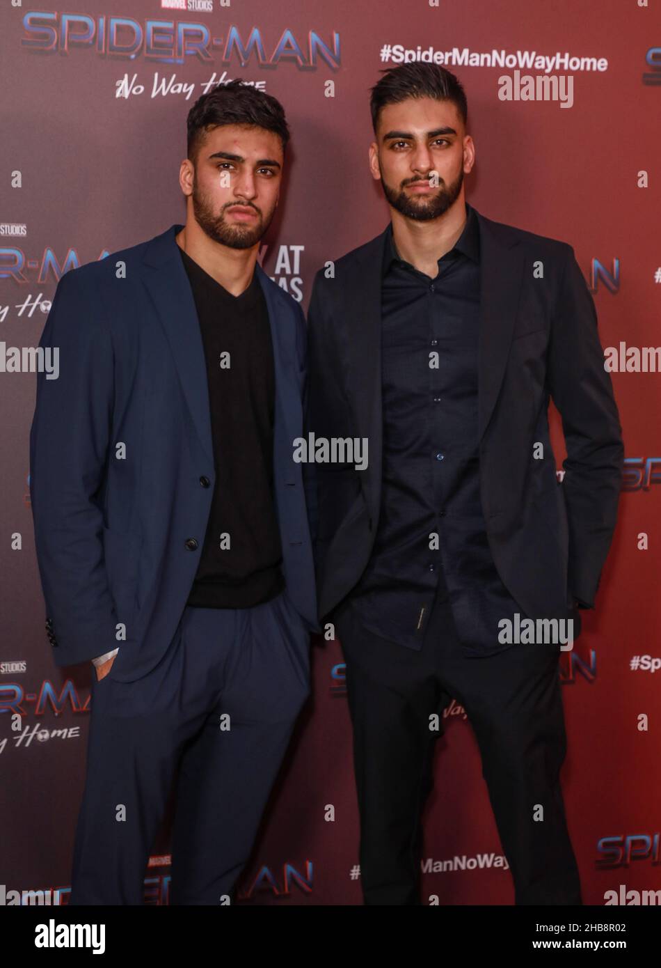 Adam Azim and Hassan Azim seen attending the UK Gala Screening of ...
