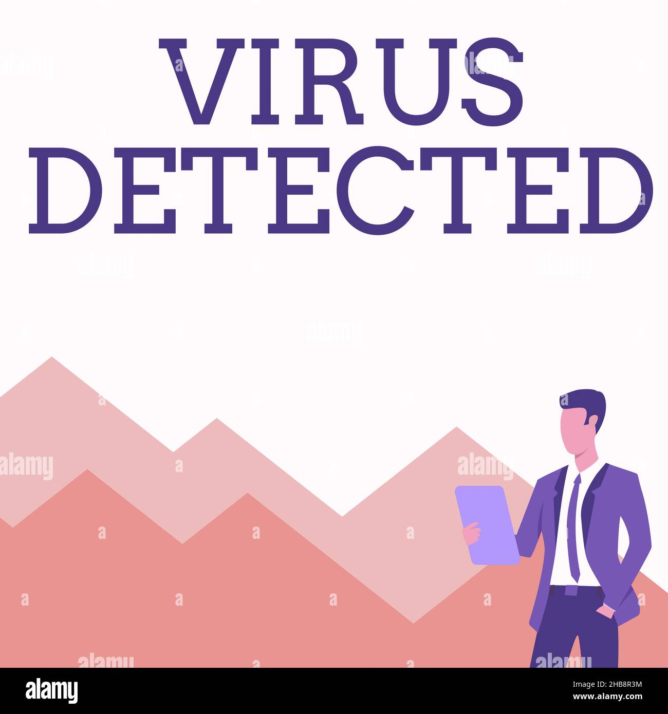 Sign Displaying Virus Detected Business Concept A Computer Program Used To Prevent And Remove