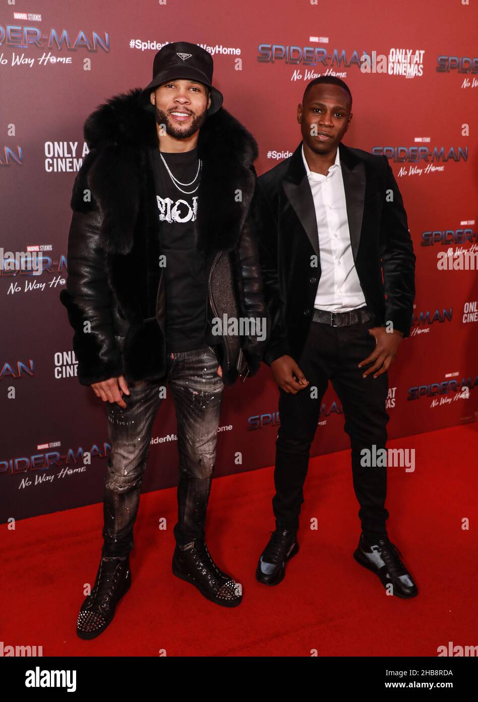 Chris Eubank Jr and Nathanael Wilson Snr seen attending the UK Gala ...