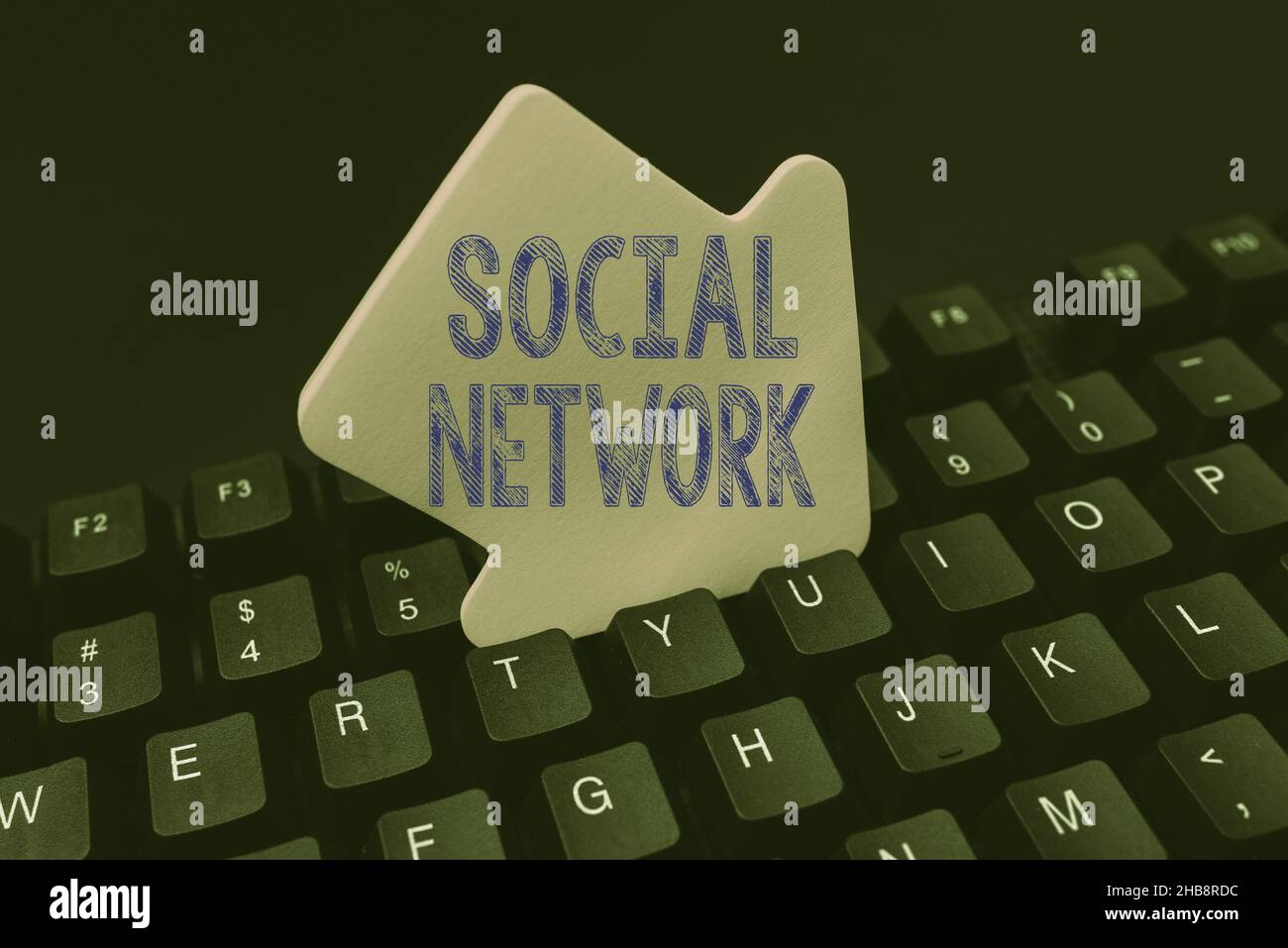Writing Displaying Text Social Network Internet Concept A Framework Of Individual Linked By
