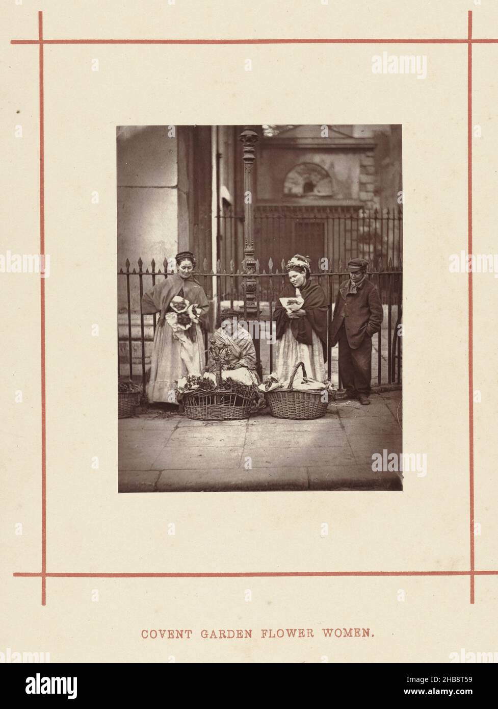 Flower sellers in Covent Garden, London, Covent Garden Flower Women ...