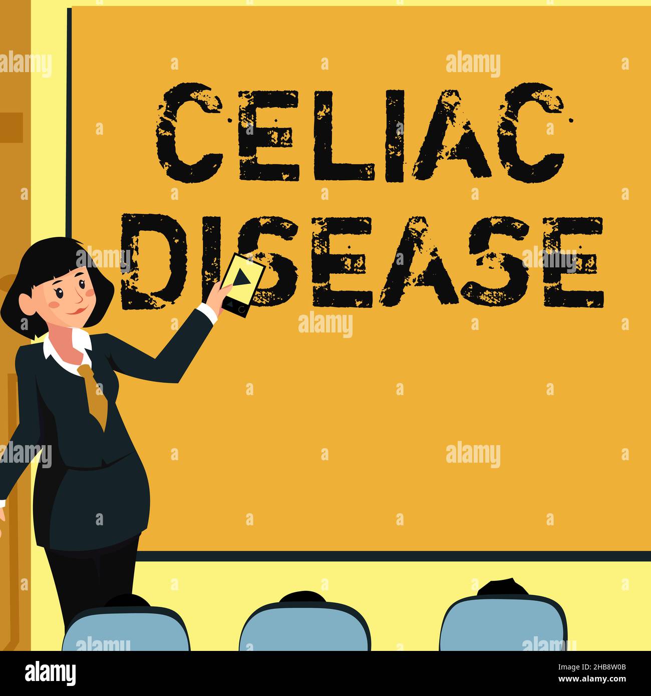 Sign displaying Celiac Disease. Business overview autoimmune disorder ...